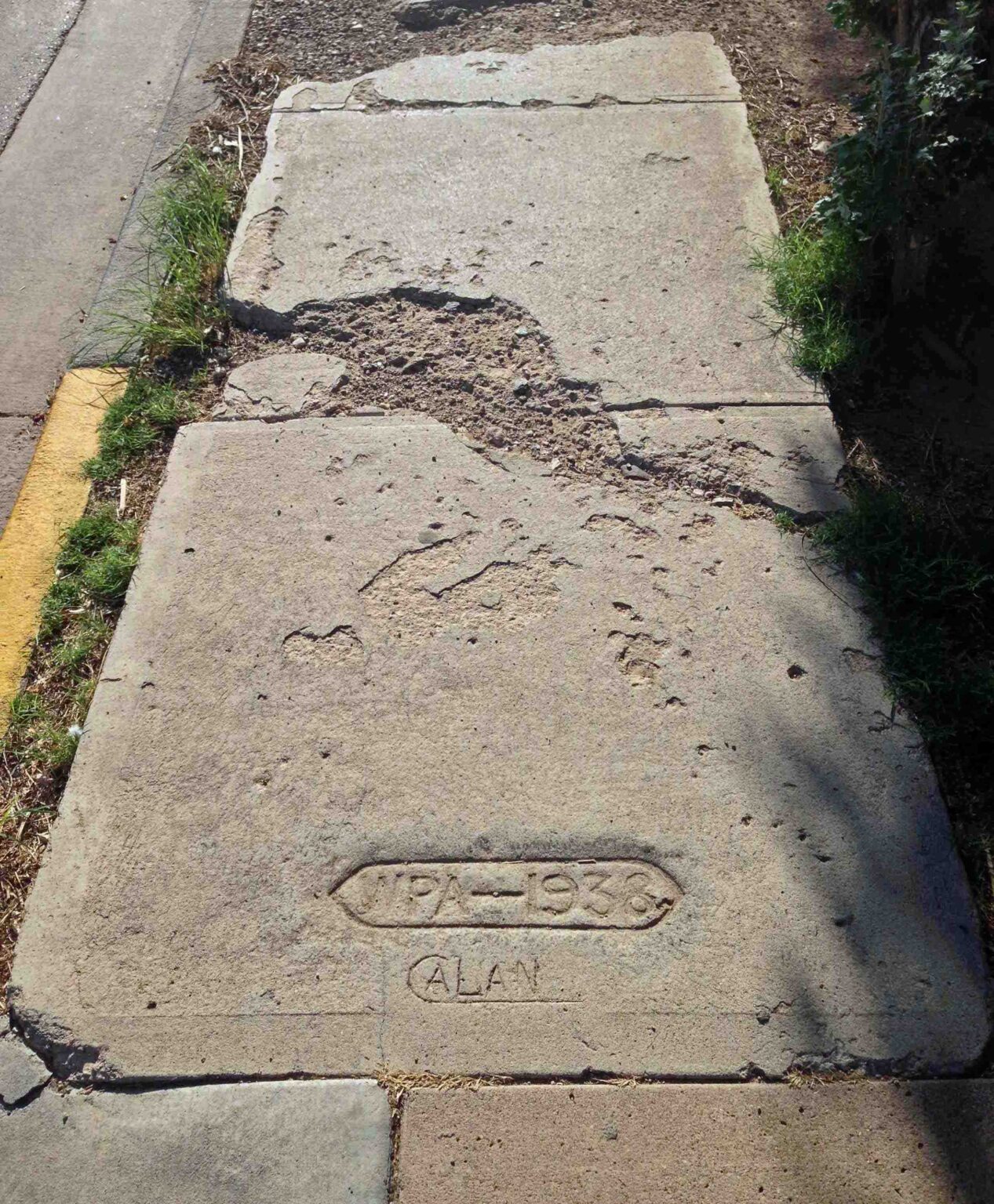 WPA Sidewalks – Off the Road New Mexico